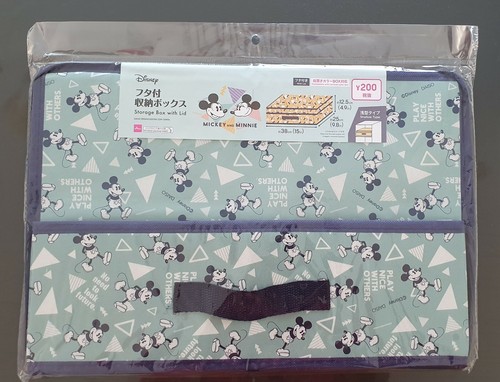 BRAND NEW!! ***Daiso Disney Mickey Minnie Mouse Storage Box Case with ...