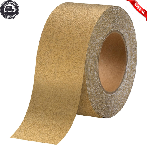 PSA Sandpaper Roll 80 Grit 2-3/4In X 20 Yards Self Adhesive Sticky Back ...