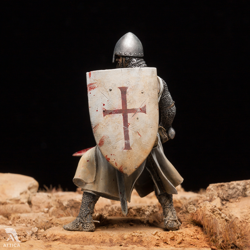Knight Templar Crusader 75mm Painted Toy Soldier Pre-Sale | Art | eBay