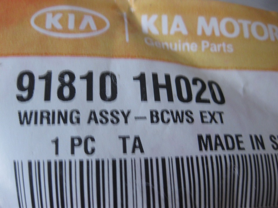 Original Kia Ceed ED Parksensorkabelbaum Parksensorkabel 91810-1H020 ...