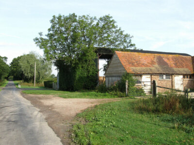 Photo 6x4 Green Lane Farm Broyle Side With Green Lane running alongside ...