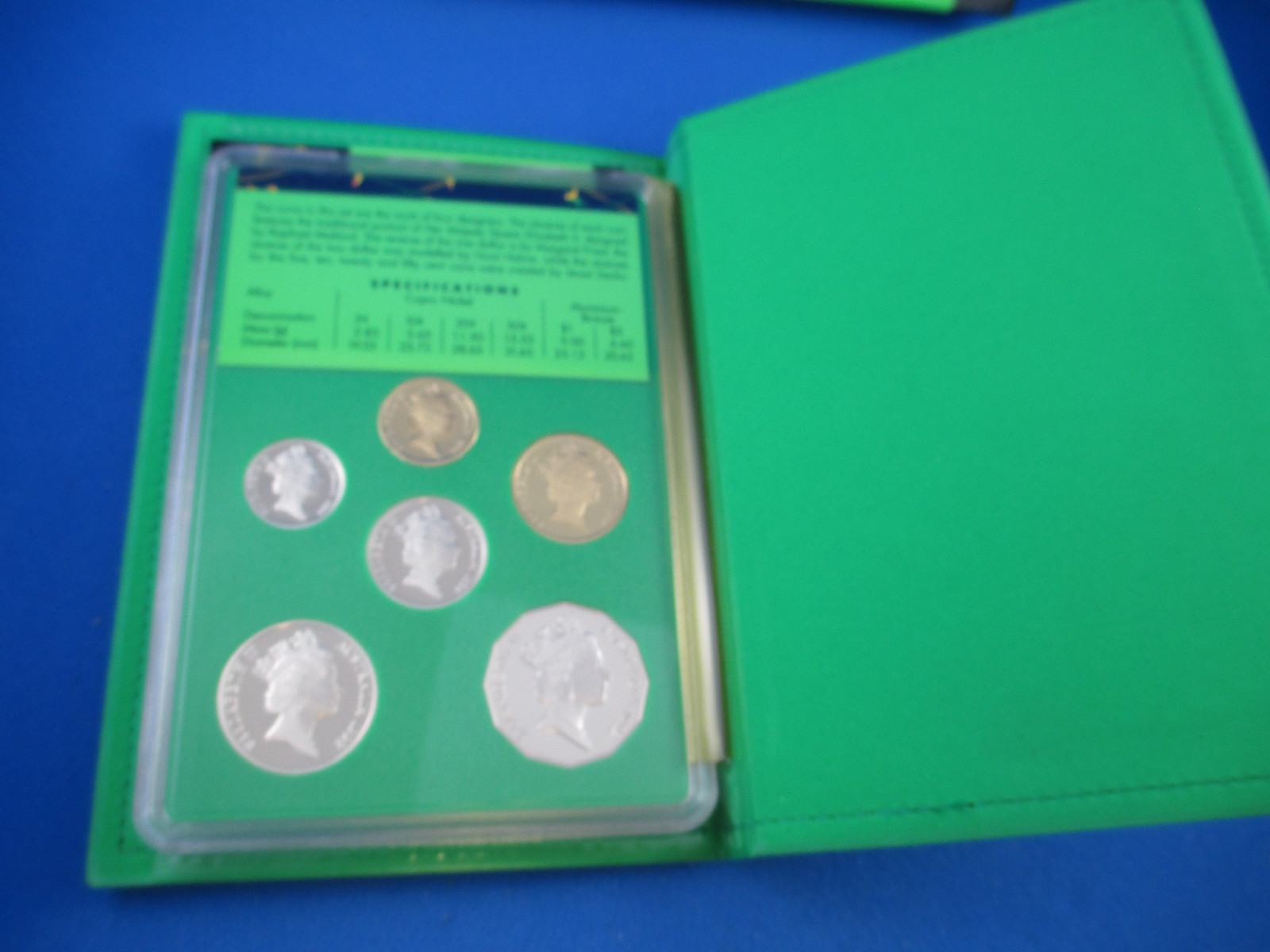 1992 AUSTRALIA PROOF COIN SET - OLYMPIAD BARCELONA $1 OLYMPIC GAMES ...