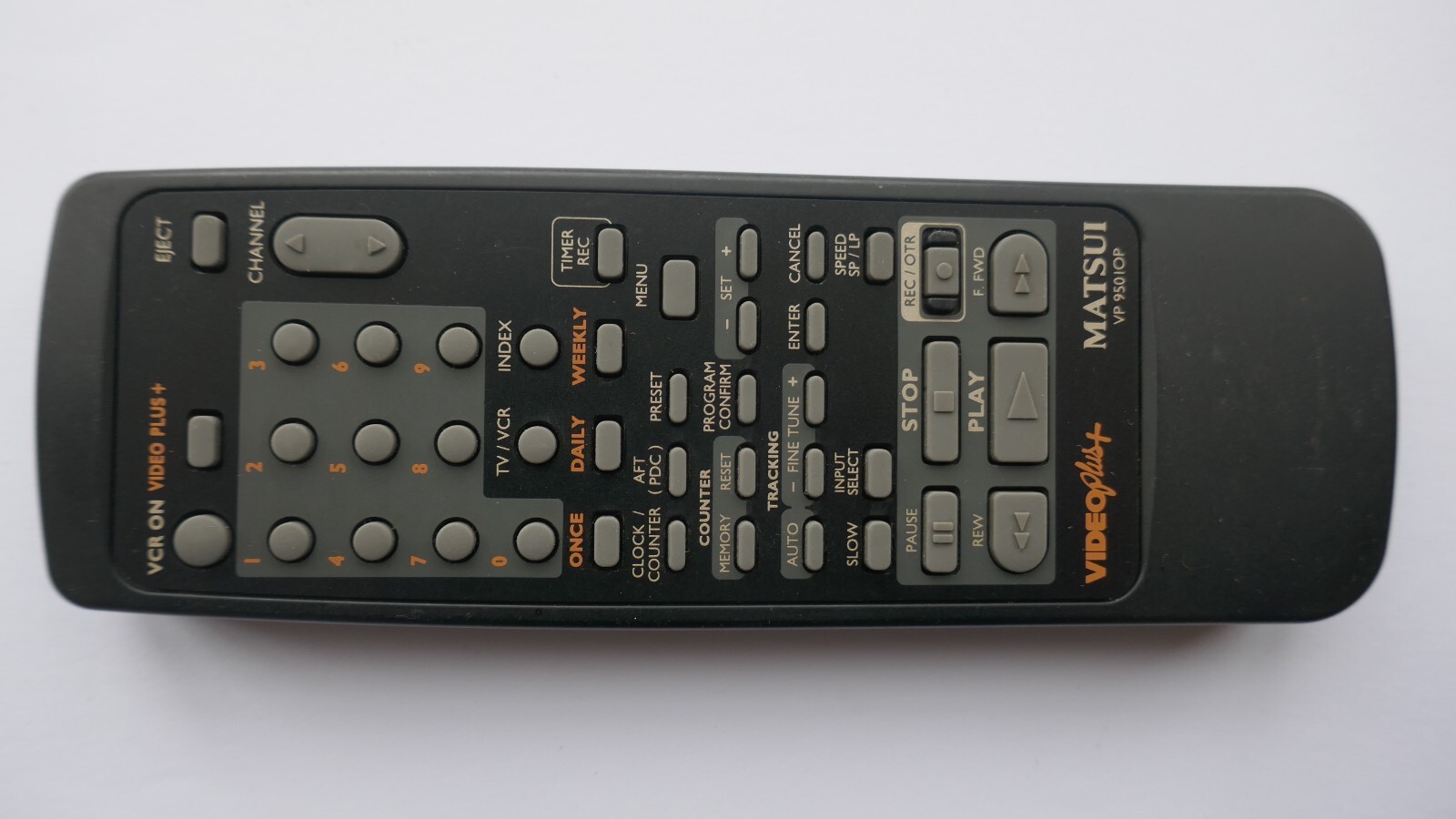 Matsui VCR Remote Control for VP9501OP for sale online | eBay