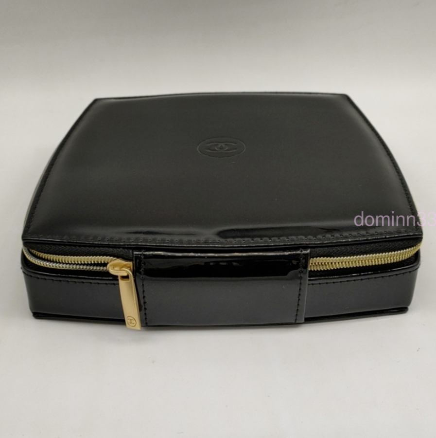 Chanel Toiletry Jewelry Box Cosmetic Case Makeup Travel Case Pouch ...
