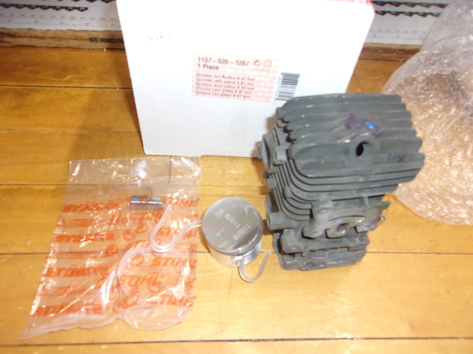 Stihl OEM MS193T Piston & Cylinder 37m Kolben 193T 193TC 1137-020-1207 ...