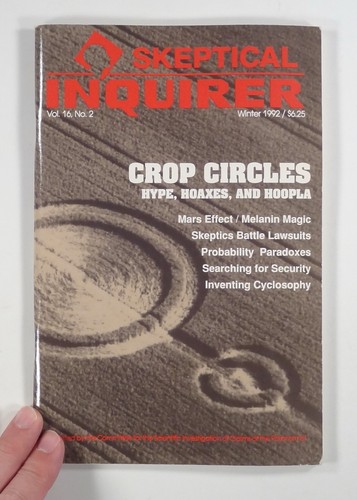 1992 #2 SKEPTICAL INQUIRER Crop Circles MONTE HALL PROBLEM Mars Effect & more | eBay