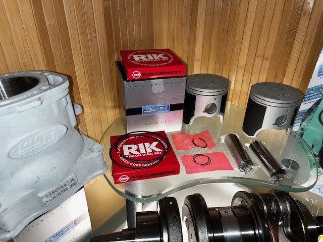 1998-2005 Yamaha XLT800 / GP800 ENGINE REBUILD KIT=Cylinders+CRANK ...