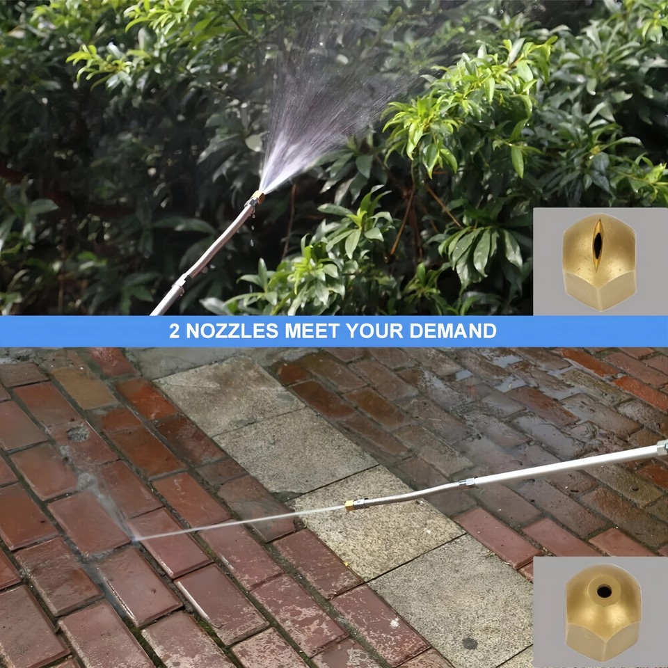 Hydro Jet High Pressure Power Washer Water Spray Gun Nozzle For Garden ...
