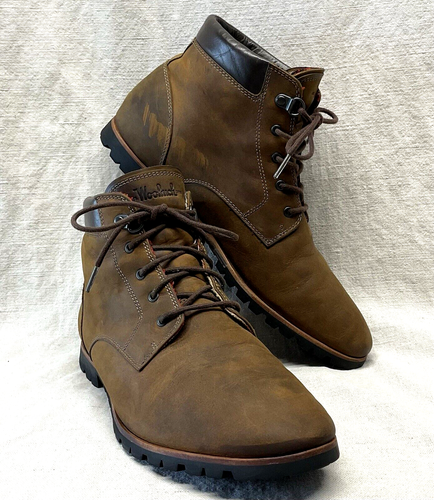 WOOLRICH BEEBE EXPLORER Java Leather Wool Chukka Boot 43 men 10 | eBay