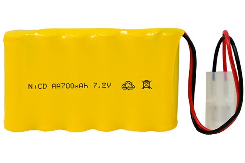 3-Pack 7.2 Volt NiCd Battery Pack (700 mAh) with Tamiya Connector | eBay