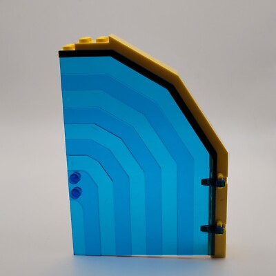 LEGO Lot 1x Trans-Dark Blue Door Assembly from Neptune Discovery Lab ...