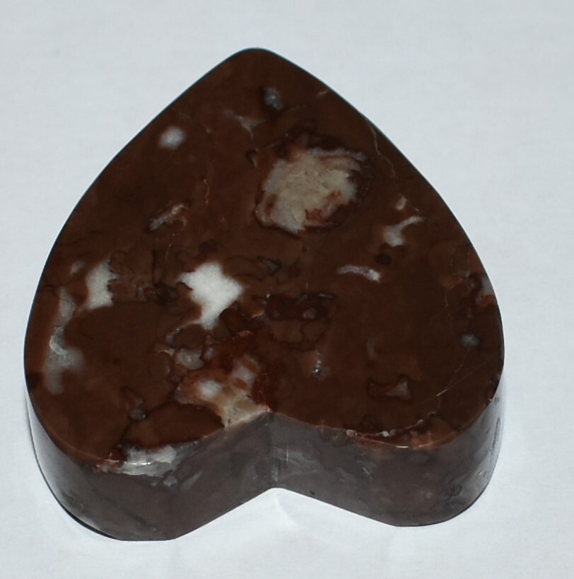 Flowering Blue Ridge Jade Chocolate Heart Hand Carved Ridge North ...