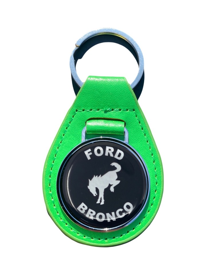 FORD BRONCO Vintage Style Leather Key chain Ring II 2 5 colors to ...