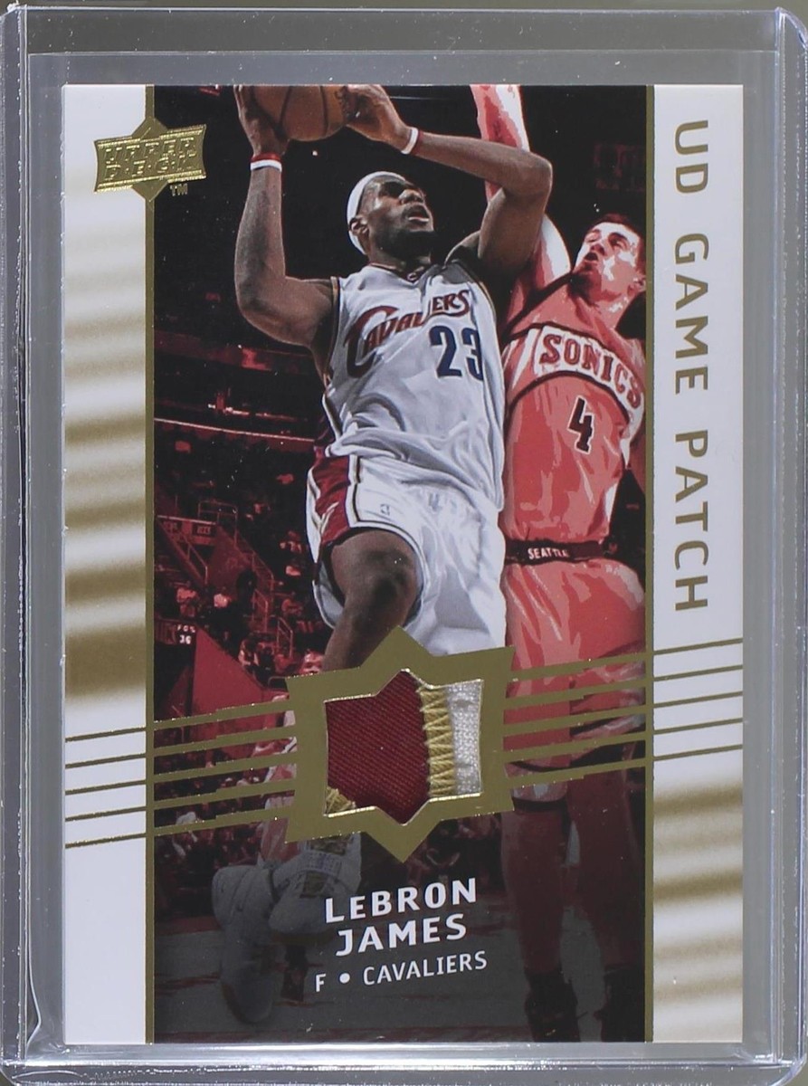 2008-09 Upper Deck - UD Game Patch #GA-LJ LeBron James (MEM) for sale ...