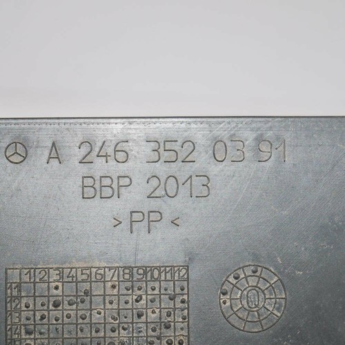 MERCEDES-BENZ A-CLASS Exhaust Underbody Under Tray Cover W176 ...