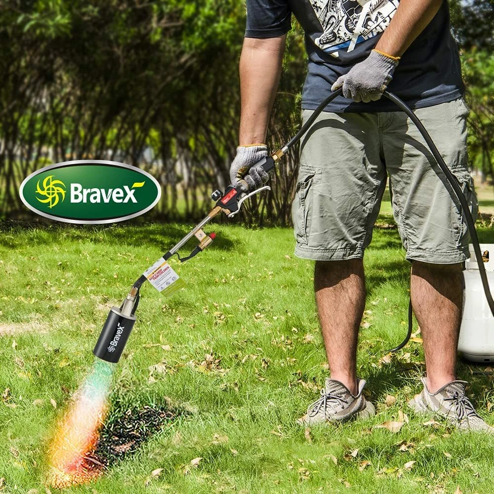 New Propane Torch Weed Burner Kit, 2025 Upgraded Weed Killer Fire Torch...