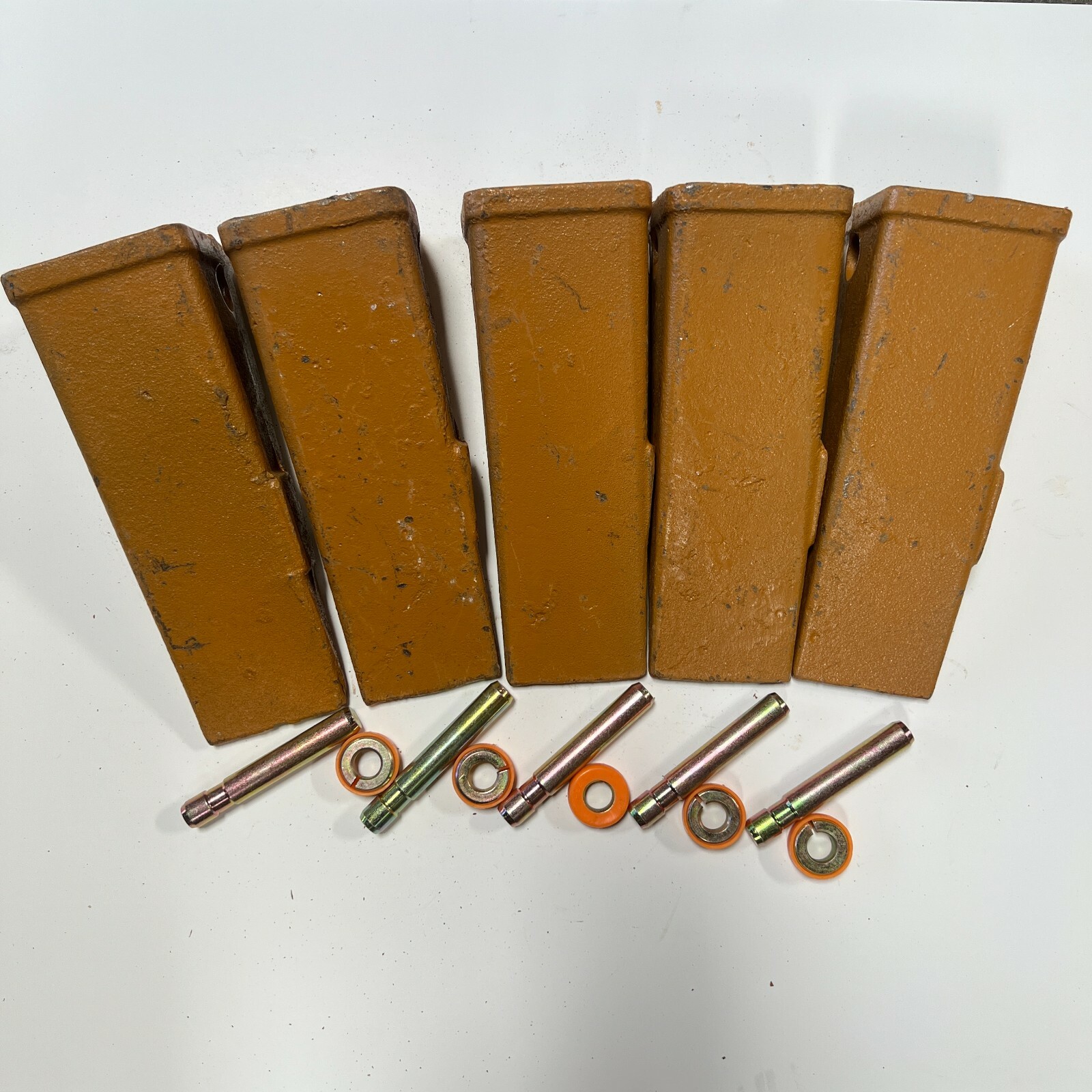 5 PK 1U3302 1U-3302 Bucket Teeth 9J2308 Pins,8E6259 Retainer For J300 ...