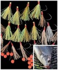 20 X DIY Flasher Fishing Rig Assorted Colors Fishing Whiting Bream ...