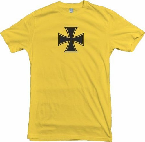 Iron Cross T-Shirt - Gothic, Retro, 60's, 70's, S-XXL | eBay