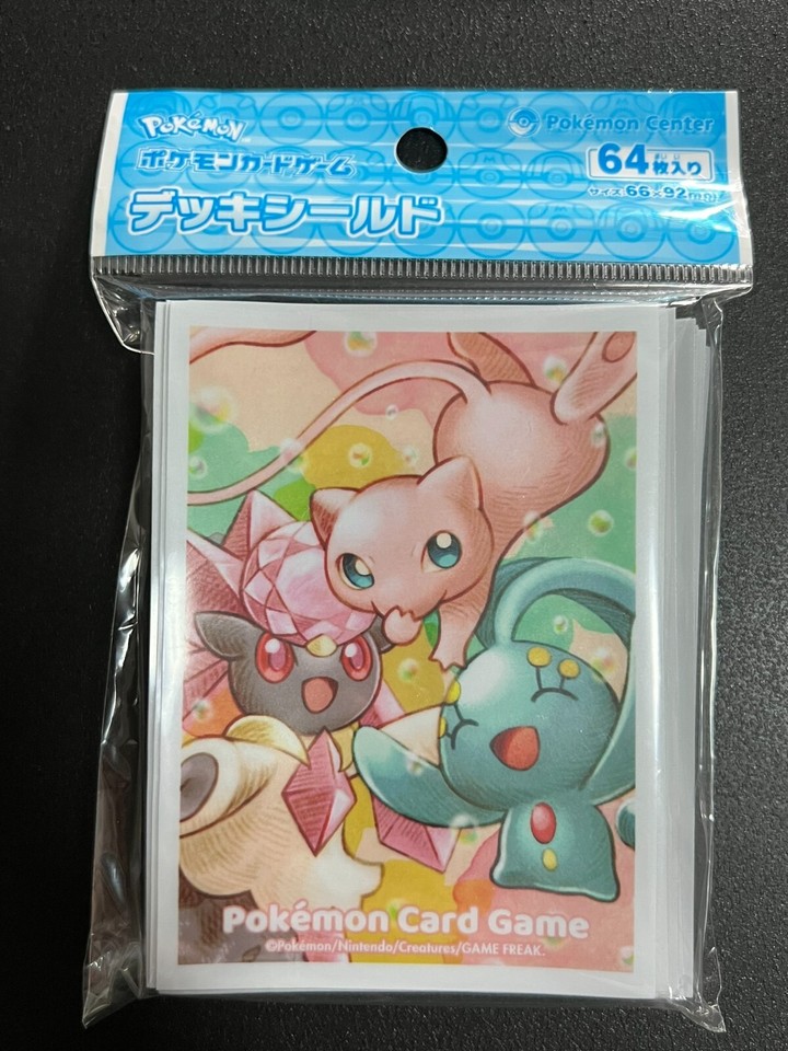 Mew Manaphy Diancie 64 Sleeves Japanese Pokemon Center Exclusive Sealed DF27 | eBay