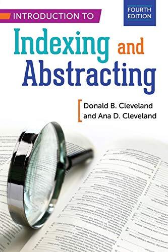 Introduction to Indexing and Abstra... by Cleveland, Ana D. Paperback ...