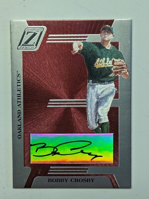 2005 Zenith Bobby Crosby Autograph 07/50 Signed | eBay