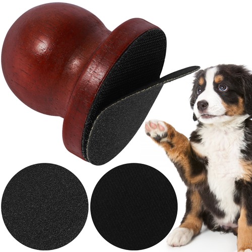 Dog Nail File Rubberwood Scratch Board with 3 Sand Paper Pad Portable ...