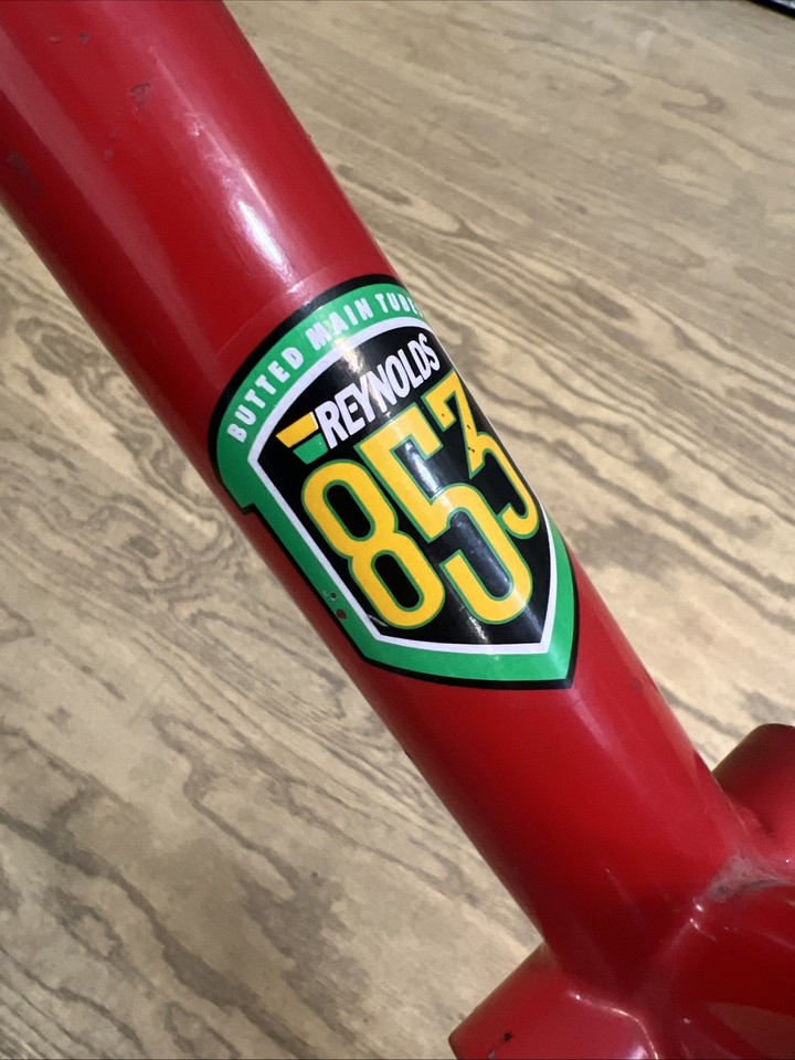 Jamis Eclipse Reynolds 853 Road Bike Frame 1998 61cm XL Red | eBay