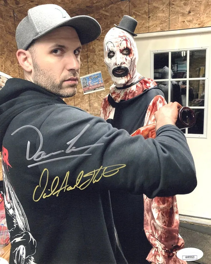 David Howard Thornton & Damien Leone signed 8x10 Photo Art the Clown ...