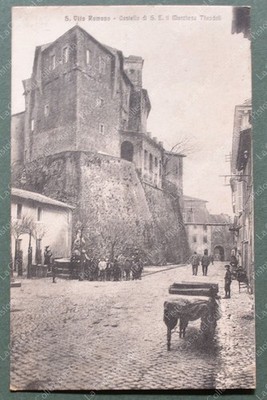 S.VITO ROMANO, Roma. Castello Marchese Theodoli. Cartolina d'epoca ...
