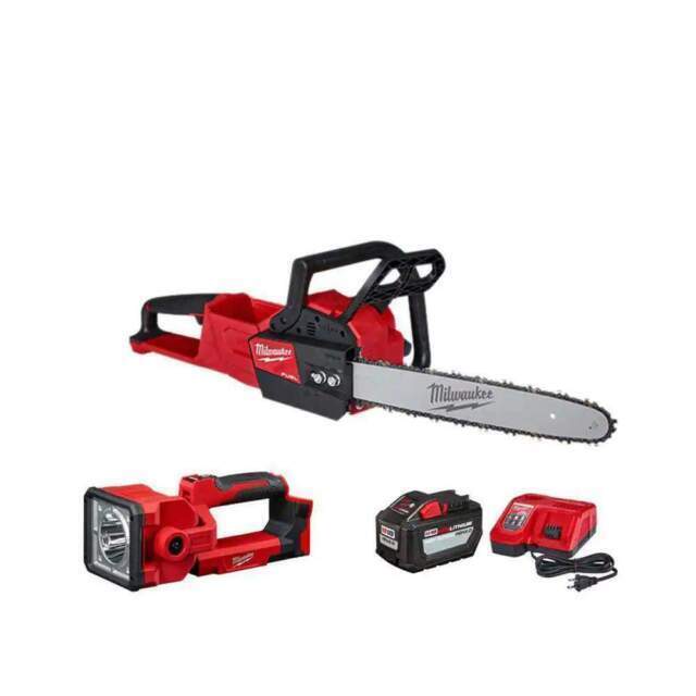 Milwaukee M18 FUEL 18V Brushless Chainsaw Kit ( 2727-21HD-2354-20) for ...