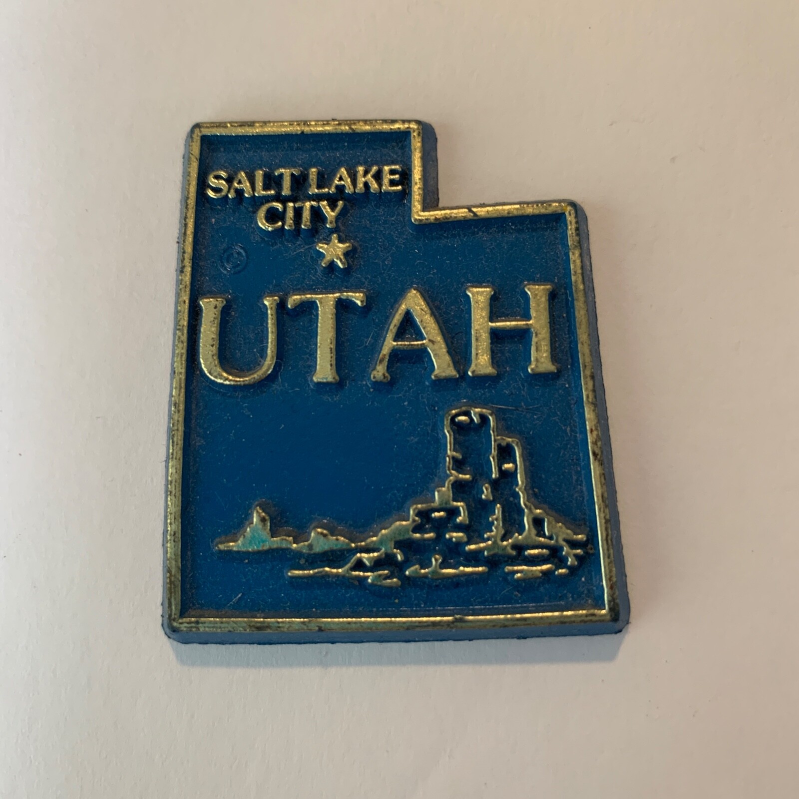 Rubber Magnet | Vintage Utah State Salt Lake City Souvenir Fridge ...