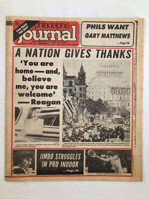 Philadelphia Journal Tabloid January 28 1981 Vol 4 #44 Hostage Steven ...