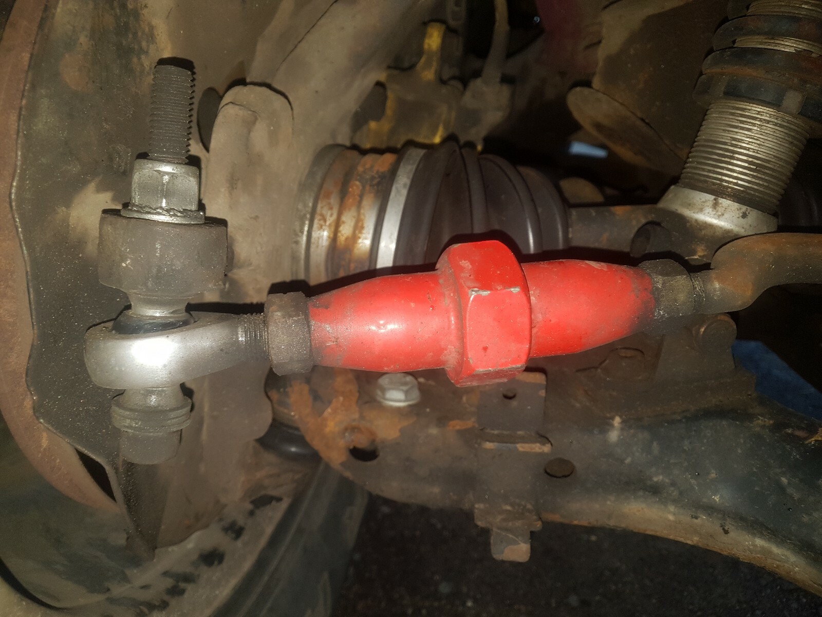 Outer Rose Joint Uprated Track/Tie Rod End Kit Mitsubishi L200 K74 ...