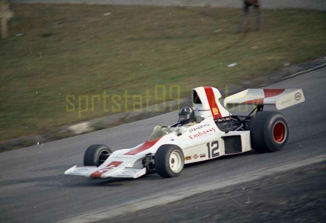 Graham Hill #12 Shadow DN1 - 1973 F1 Canada Grand Prix - Vtg Race ...