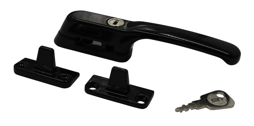 Timber Wooden Locking Casement Window Handle Black Ideal Basta Shaw ...
