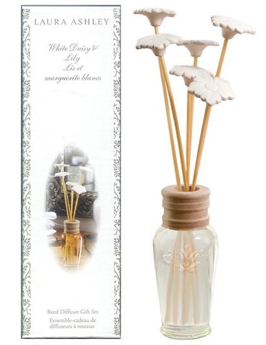 LAURA ASHLEY White Daisy and Lily Reed Diffuser NIB | eBay