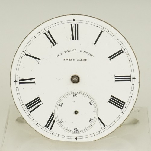 Rare! Pocket Watch Movement Men's no fusee duplex chronometer no ...