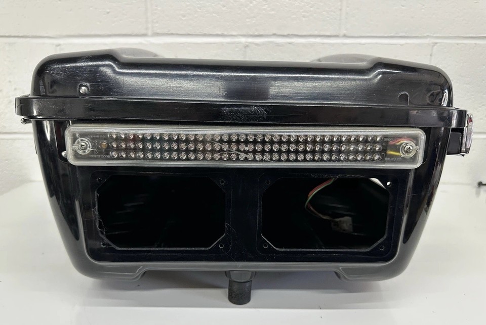 HARLEY-DAVIDSON WHELEN POLICE BIKE TOUR PACK LUGGAGE BOX TRUNK (NO ...