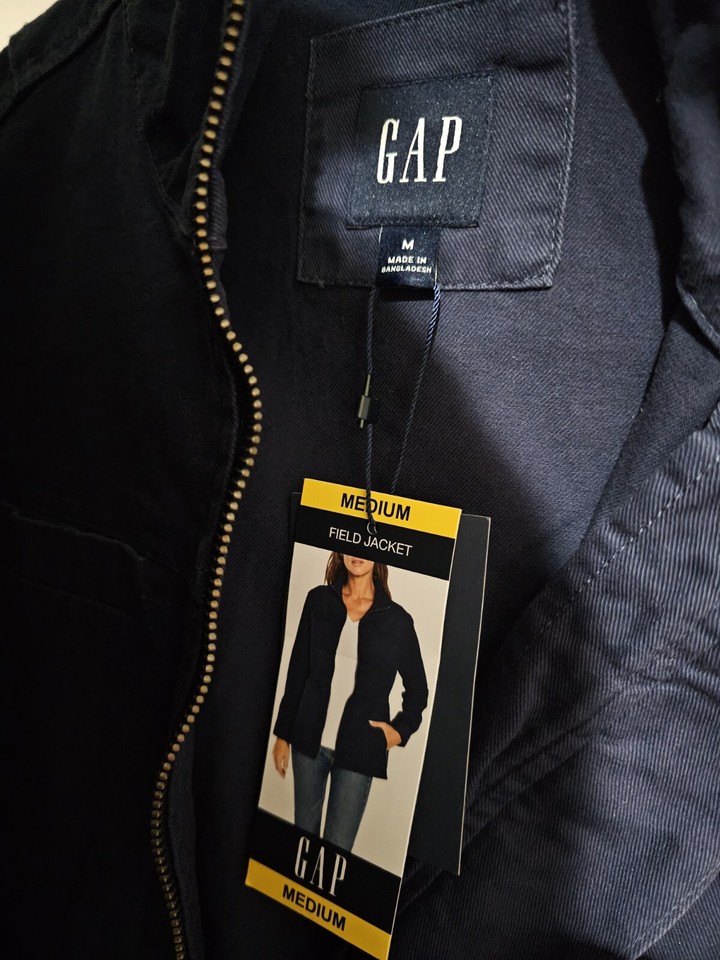 GAP field jacket women's comfort sweater 100% cotton Slight Variation ...
