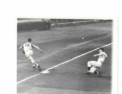 1963 Max Alvis Cleveland Indians & Tony Kubek Yankees USED AP Wire ...