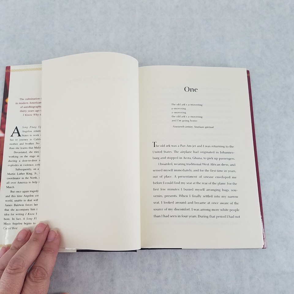 Maya Angelou Lot of 2 Hardcovers - Phenomenal Woman, A Song Flung up to ...