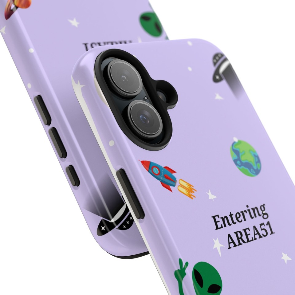 Area 51 Astronaut Phone Case, Fun Alien, Unique Space, Cosmic | eBay