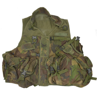 Tactical British Army Airborn Webbing Vest DPM Modular Surplus Woodland ...