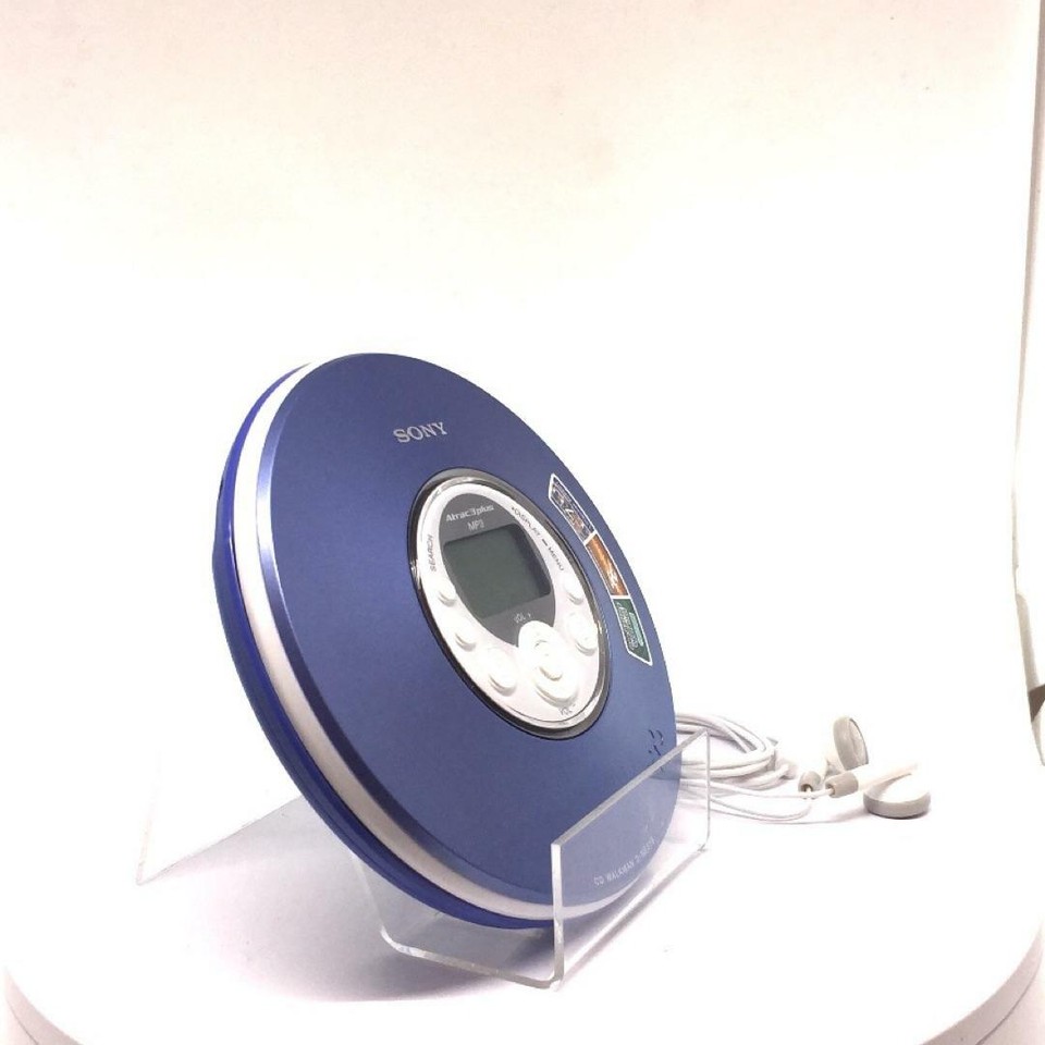 Sony MP3/ATRAC Walkman - Portable CD Player - Blue- VGC (D-NE319/LC) | eBay