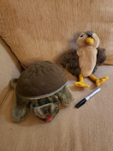 CE Folktales Turtle Eagle Full Size Body Plush Puppets Toys 5 Finger ...