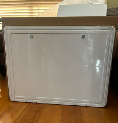 JAYCO SUITABLE FOLDOUT TABLE PICNIC TABLE WHITE 600mm X 450mm ALUMINUIM ...