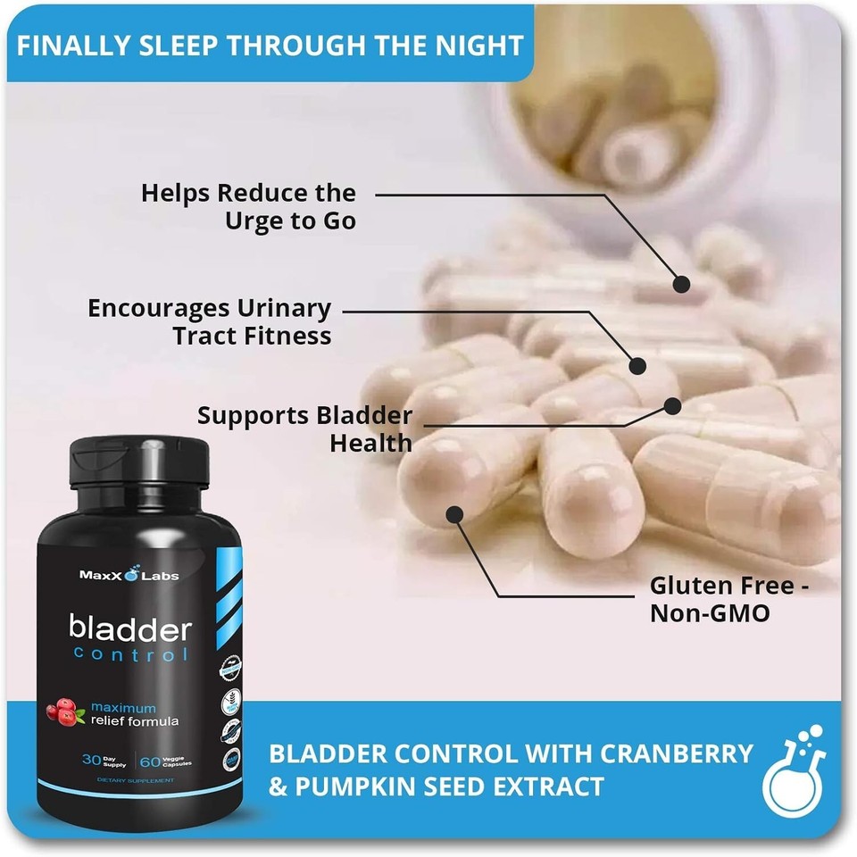 Bladder Control Supplement - Overactive Bladder Control Pills - Potent ...