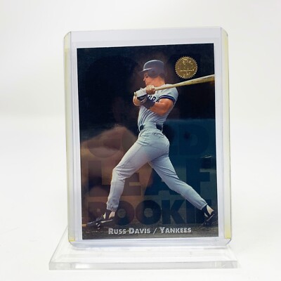 Russ Davis - 1994 Leaf - Gold Leaf Rookies - #8 - New York Yankees | eBay