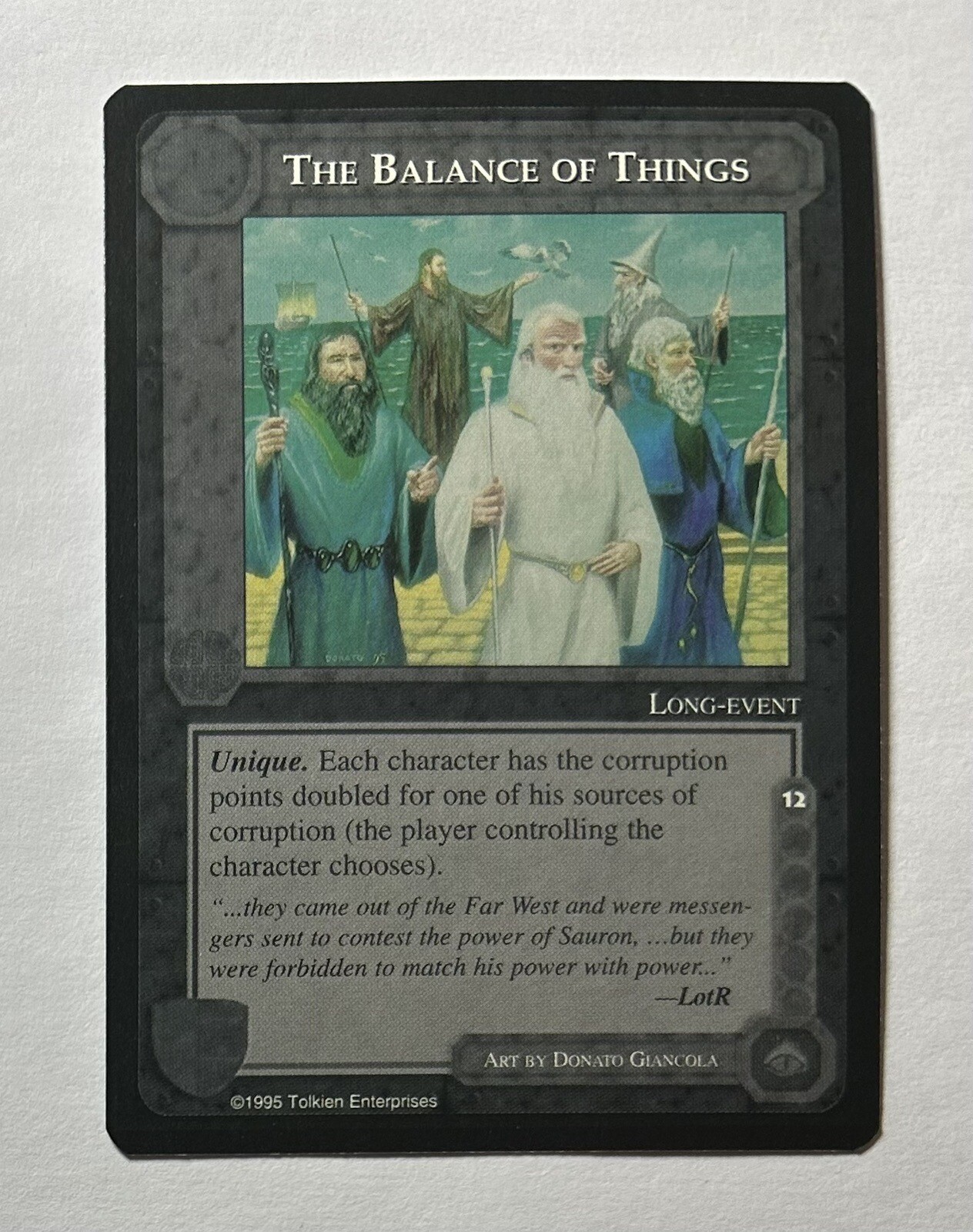 Middle-earth CCG The Wizards Limited The Balance of Things MECCG Never ...